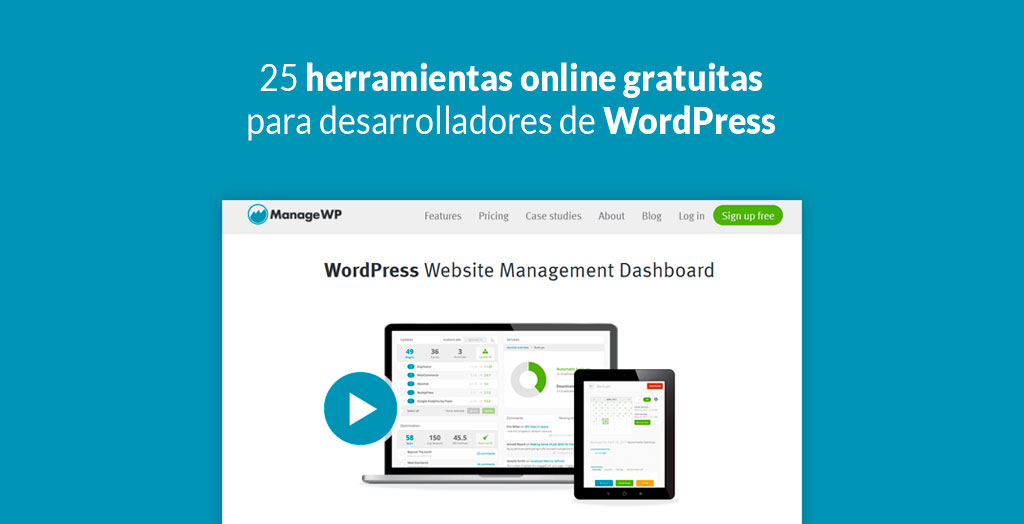👉25 herramientas online gratuitas para desarrolladores de WordPress 👈